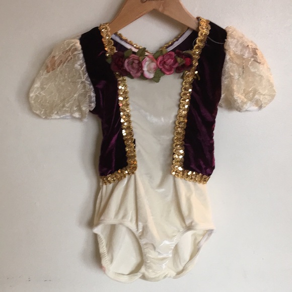 Dansco | Costumes | Dansco Purple And Cream Dance Costume | Poshmark